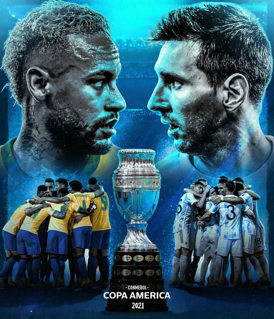 Argentina and Brazil will play in Copa America 2021 final